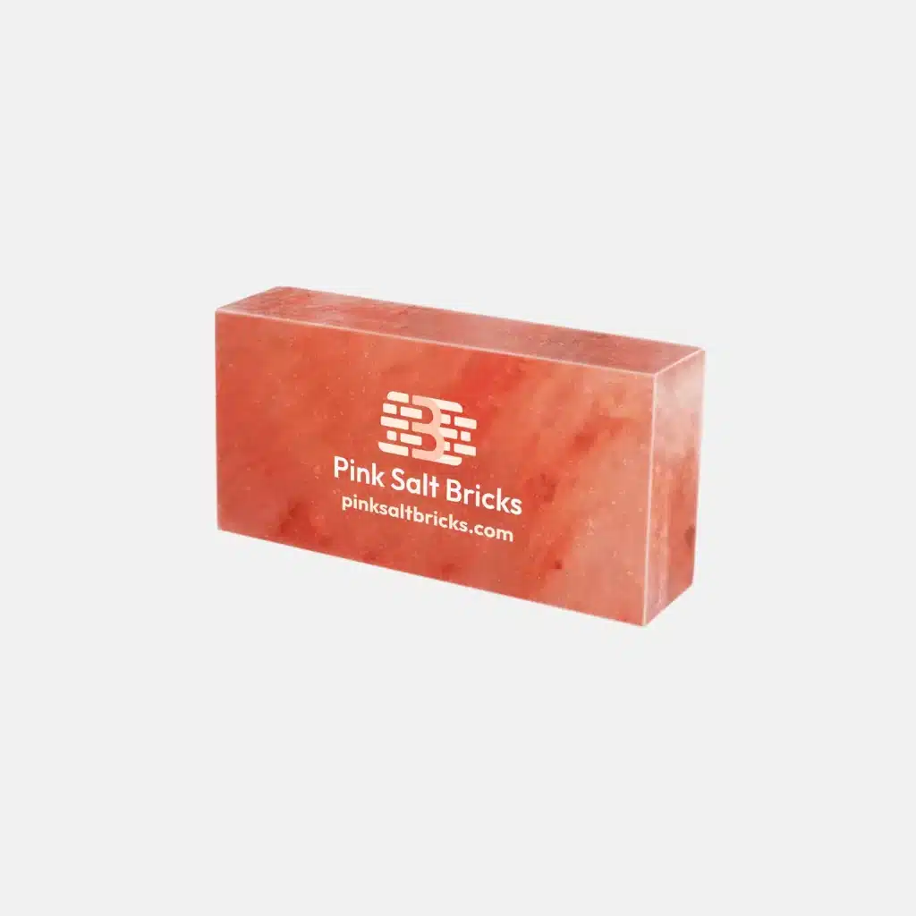 UNE – Himalayan Pink Salt Brick 8″ x 4″ x 2″ – – Pink Salt Bricks